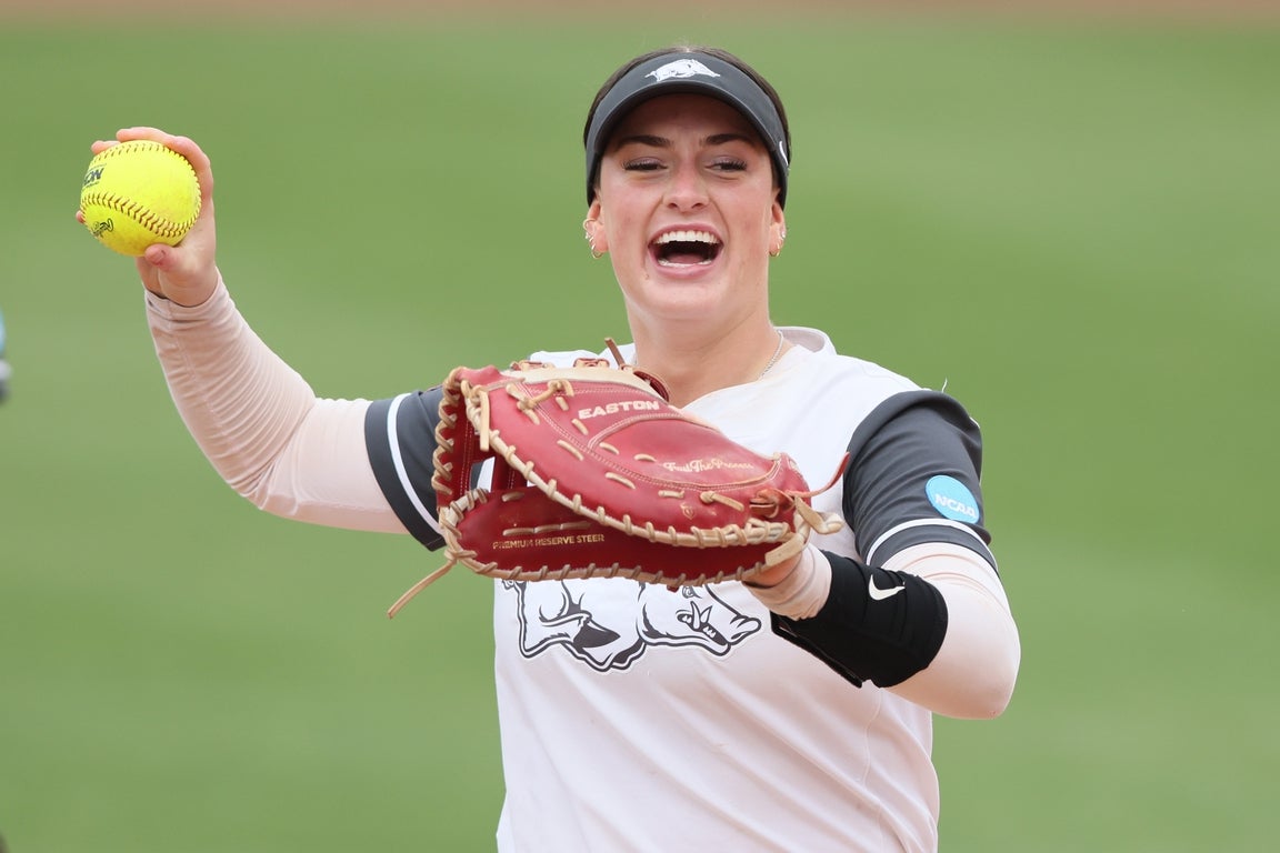 Photo tribute to Arkansas softball star, SEC Player of the Year, Bri Ellis
