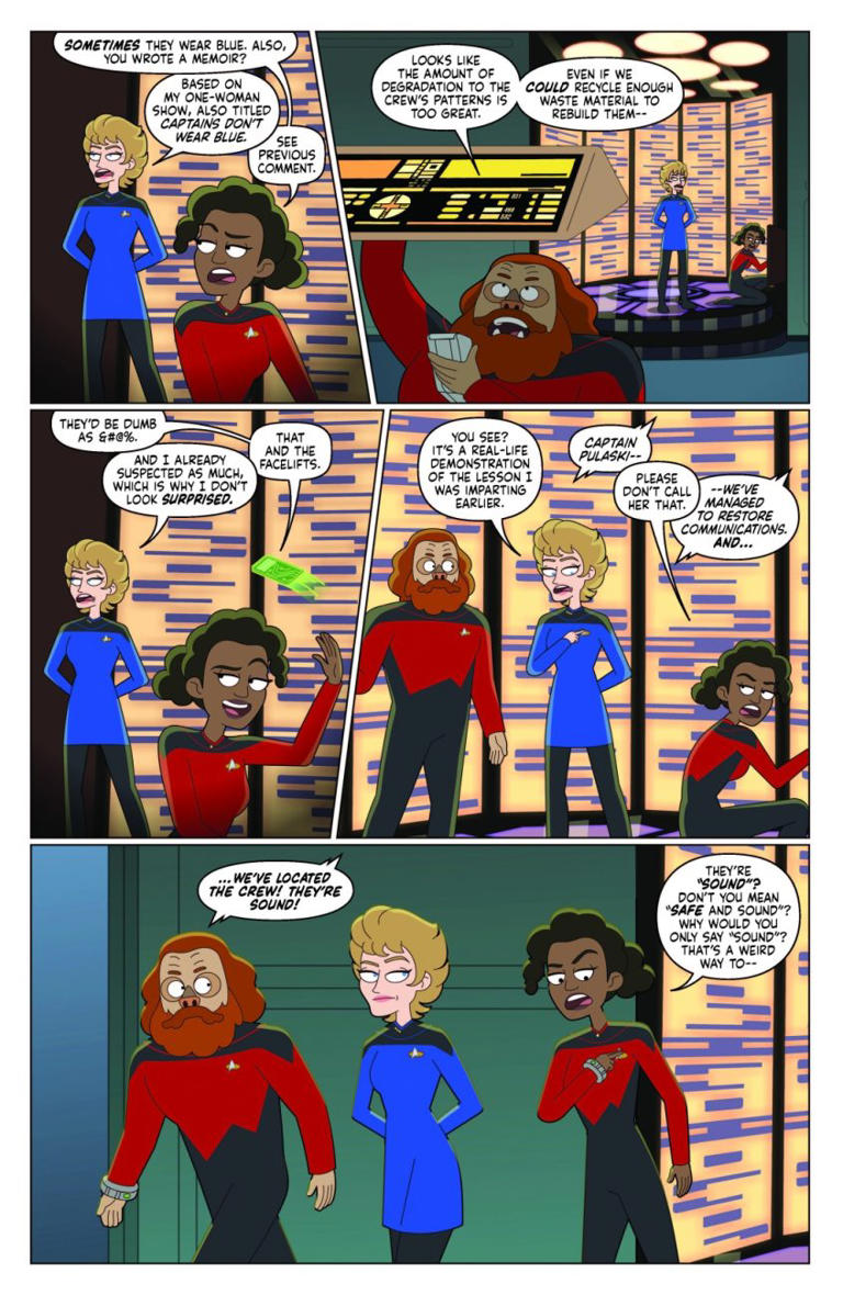 Preview: Star Trek: Lower Decks #8 Shows Captain Freeman’s Wild Past