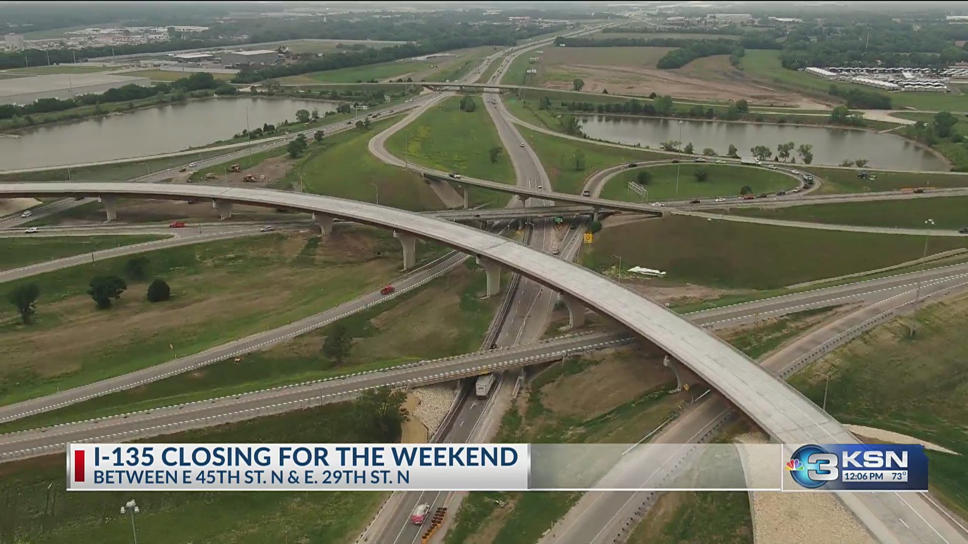 Thousands of I-135 drivers affected with Wichita closure this weekend