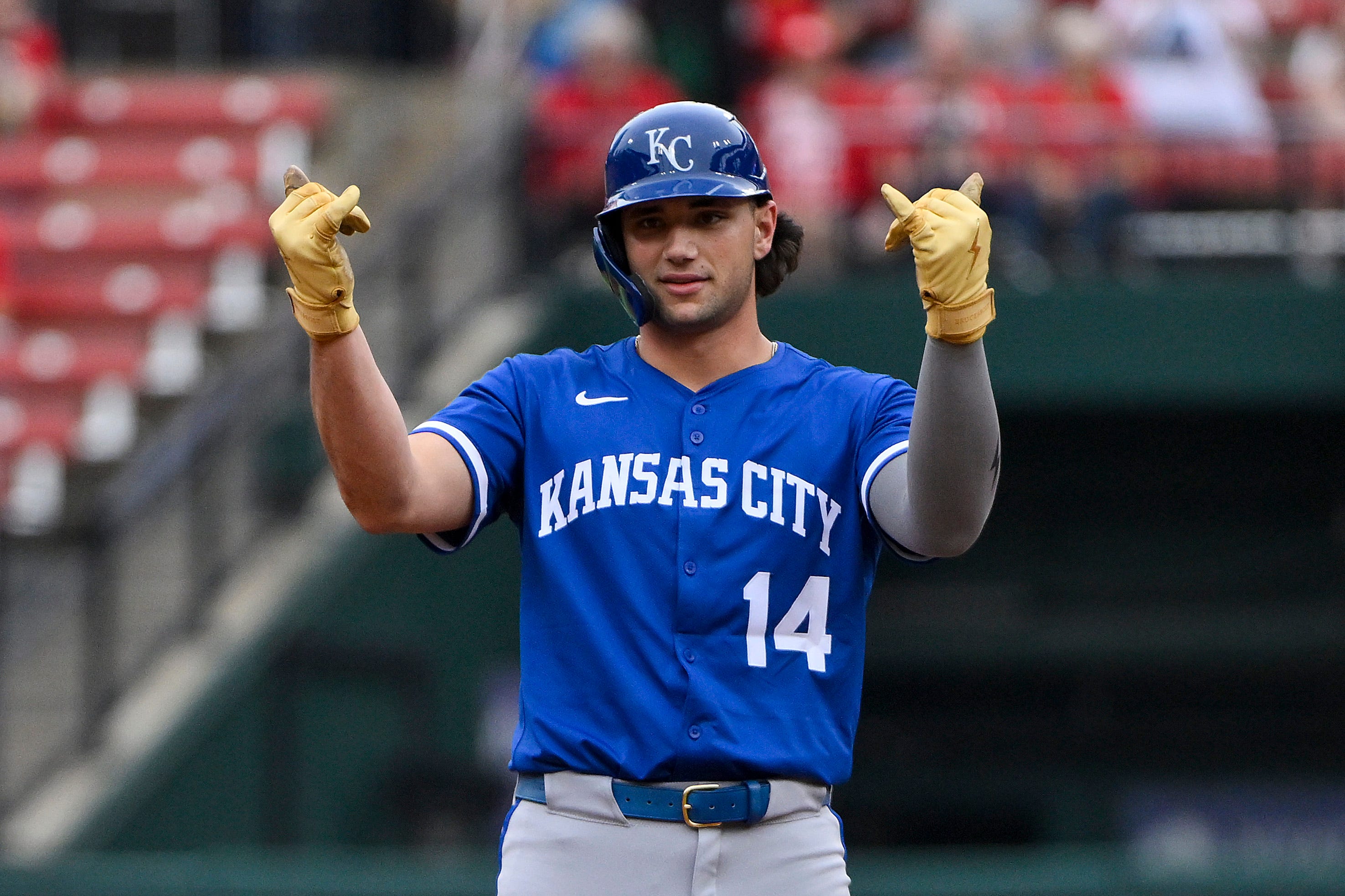 Royals rookie Jac Caglianone gets first career hit and RBI