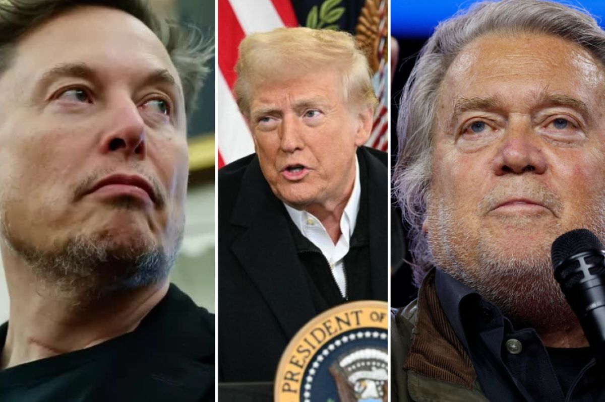 Musk Fires Back With Slur After Steve Bannon Called for Trump to Seize ...