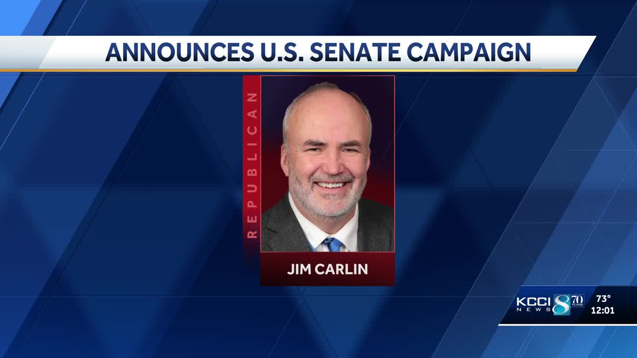 Iowa politics: Republican Jim Carlin announces U.S. Senate campaign