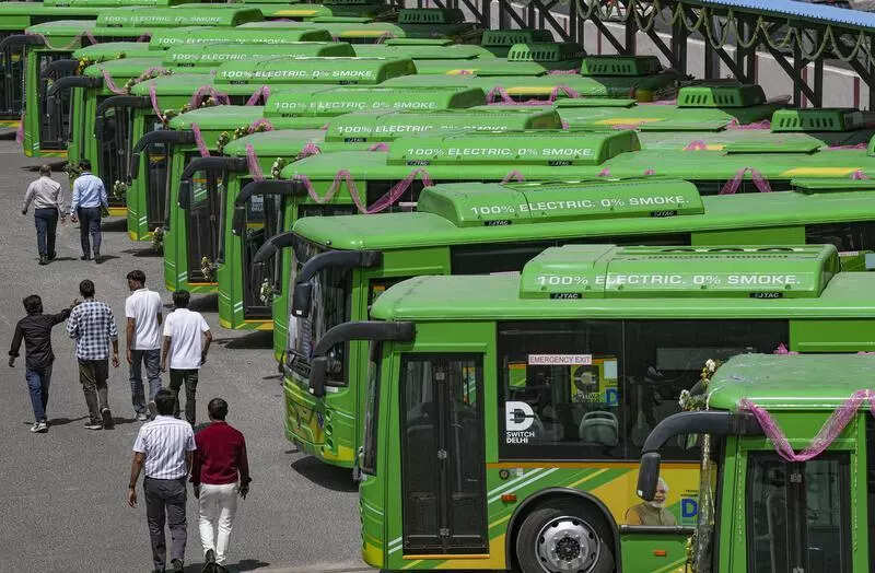 Govt plans to roll out 100 electric inter-state buses linking 17 routes ...