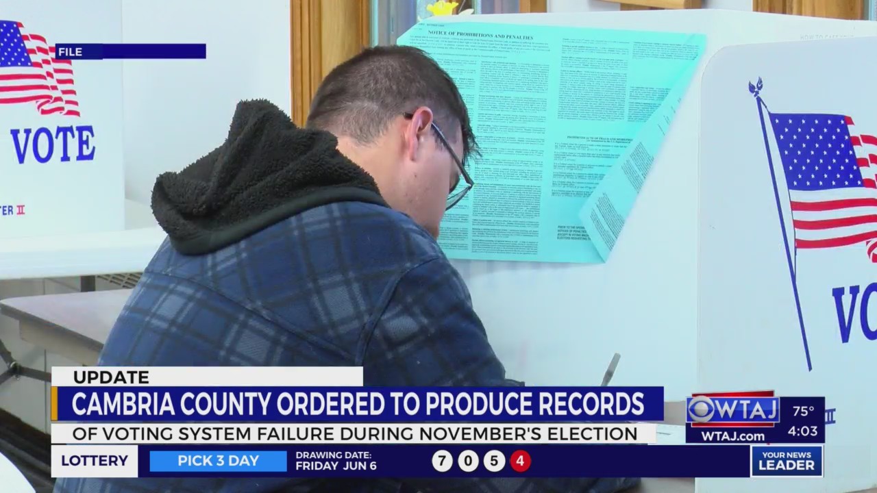 Office of Open Records orders Cambria County to search again for 2024 election failure