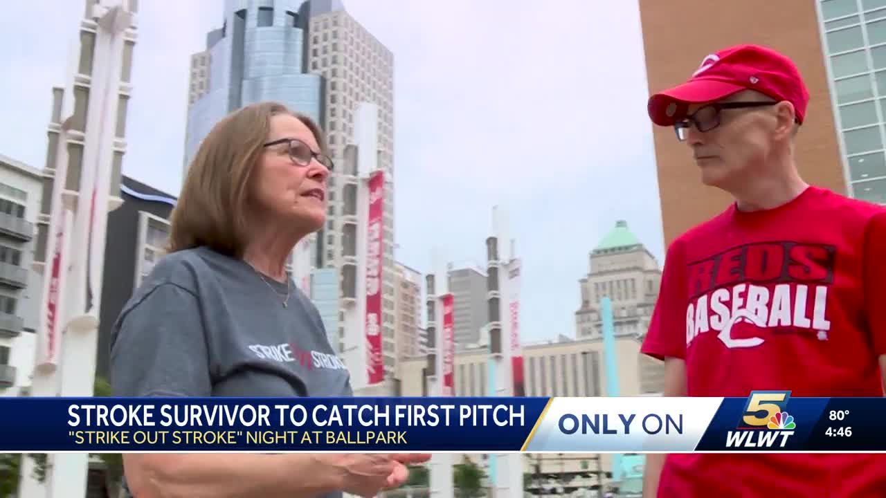Stroke survivor to catch first pitch at Reds game Friday