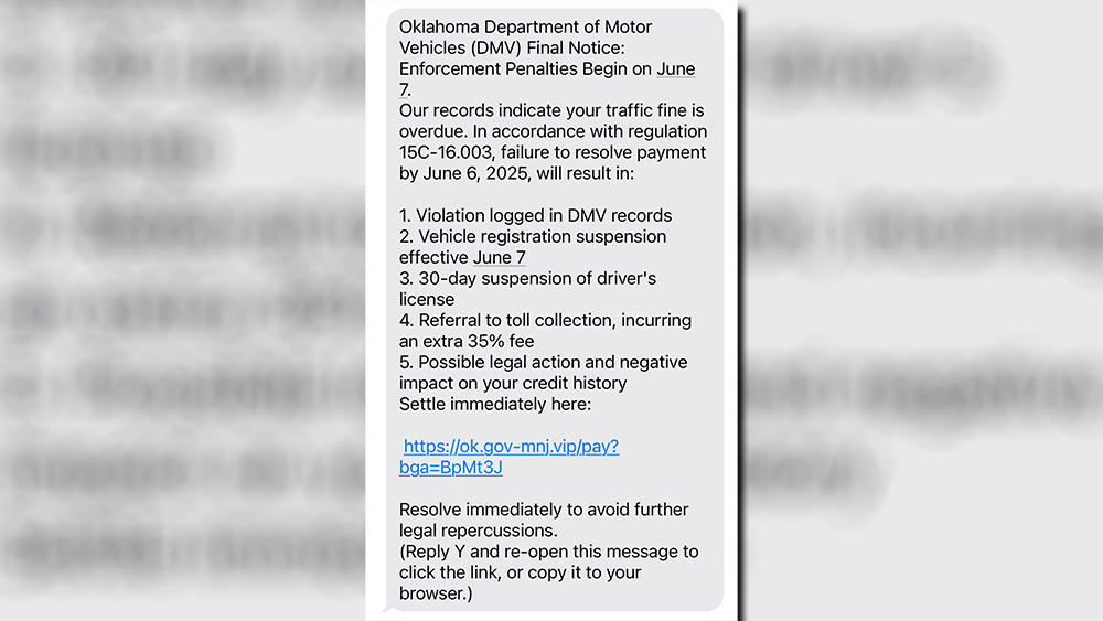 OHP issues warning after Oklahomans receive DMV text message scam