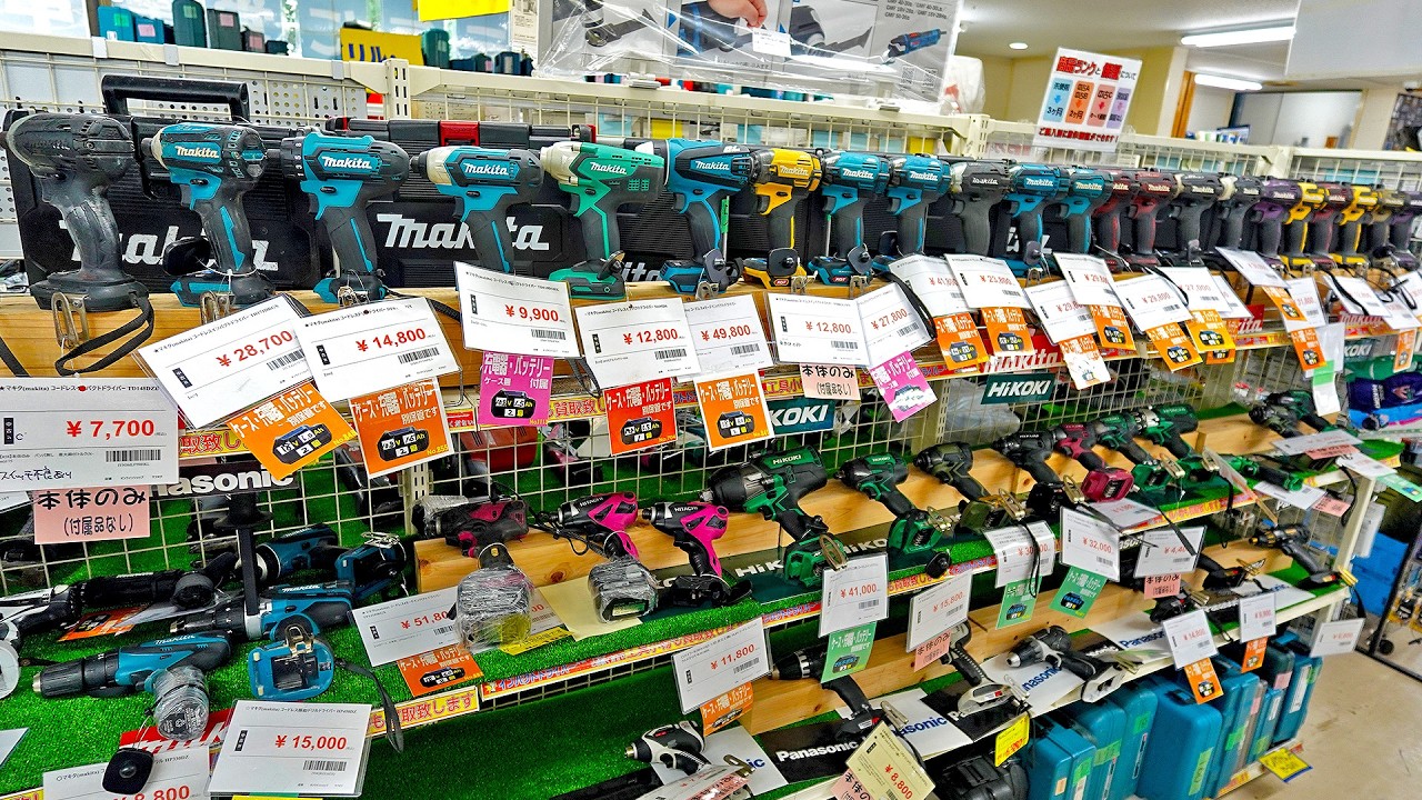 I found hidden gems in Japan's tool shops! 🔧