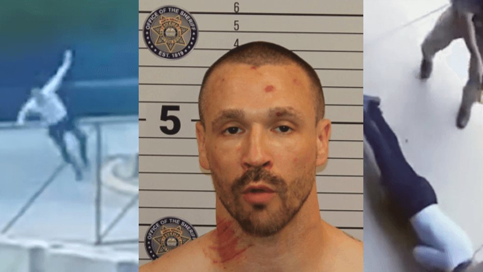 Dramatic video shows chase, crash, capture of suspect at naval center ...