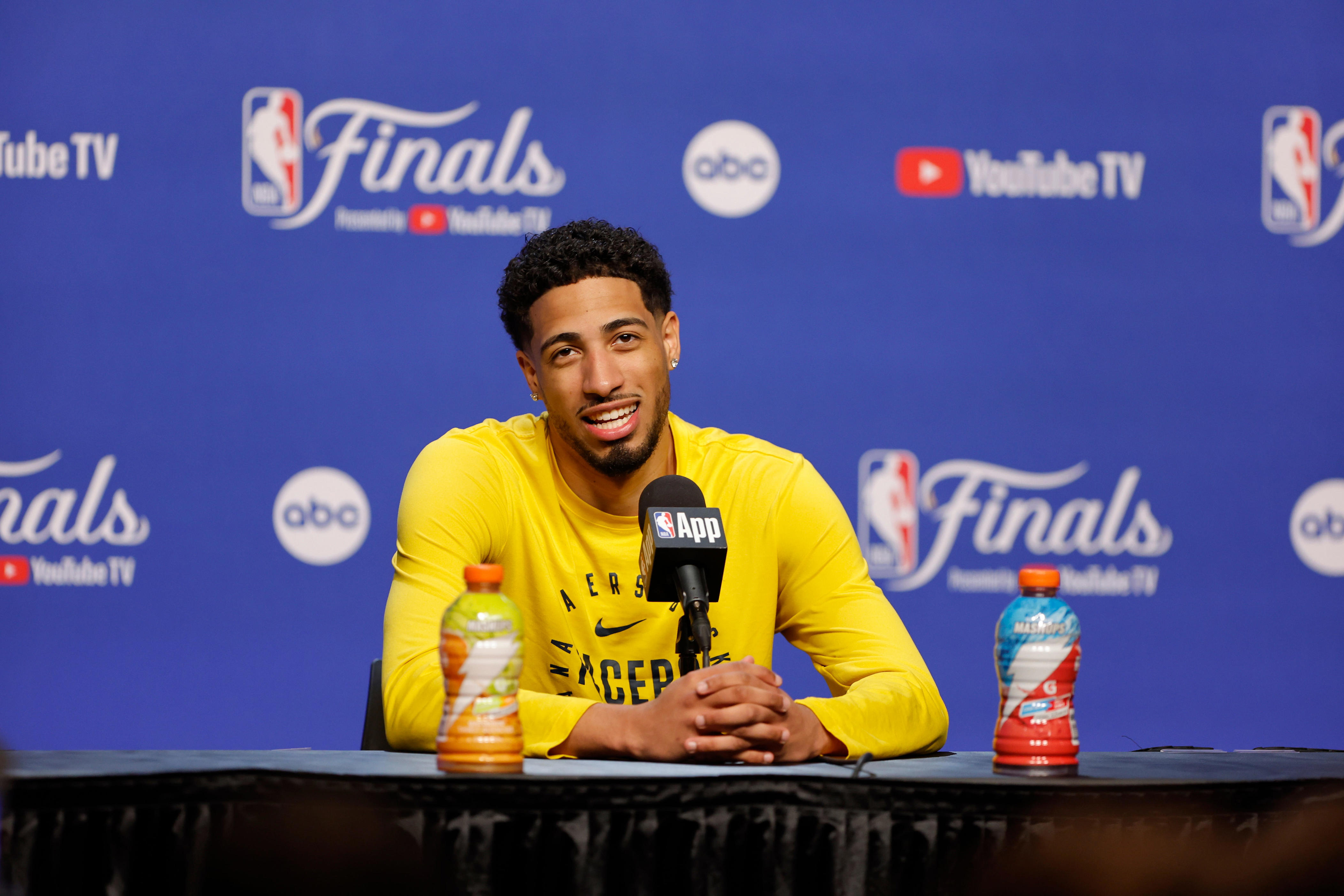 There may be a medical reason why Tyrese Haliburton's voice changes