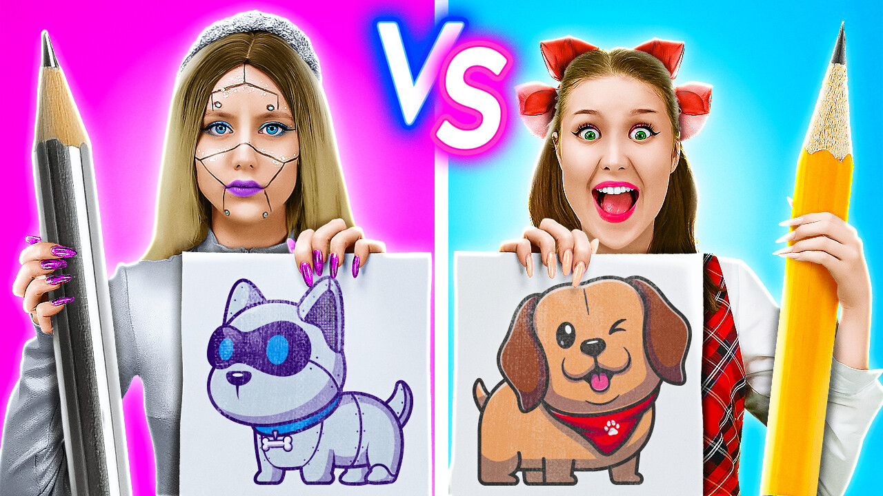 Me VS Robot Drawing challenge