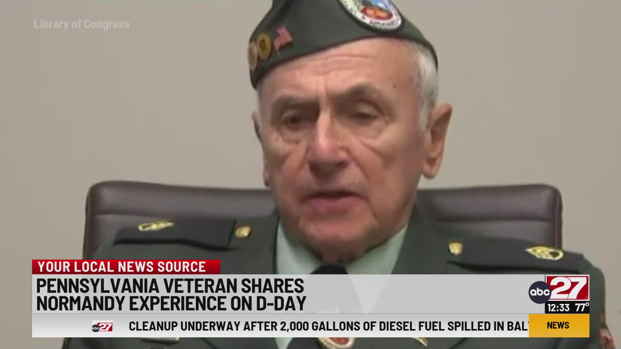 103-year-old Pennsylvania veteran shares Normandy experience on D-Day