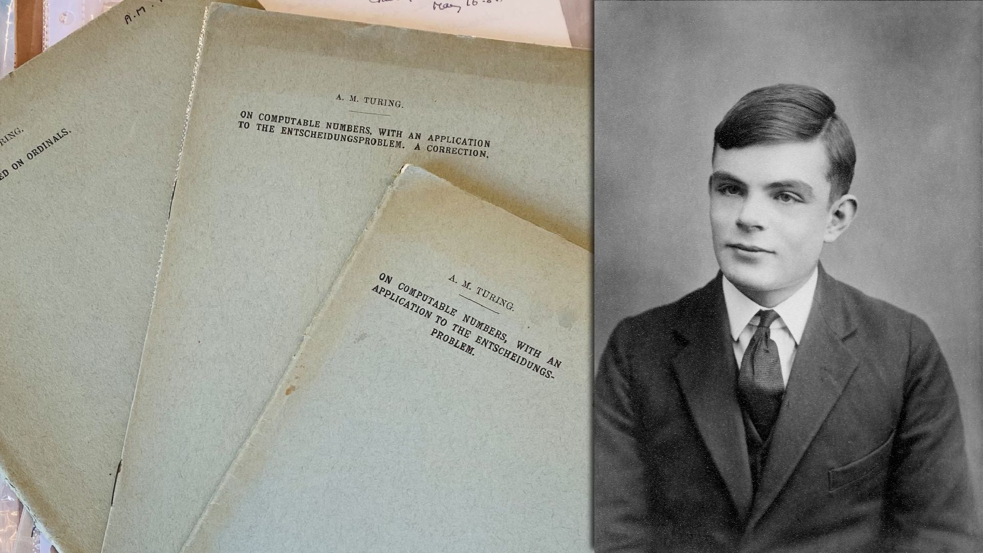 Alan Turing's seminal papers, almost destroyed by a shredder, head to ...