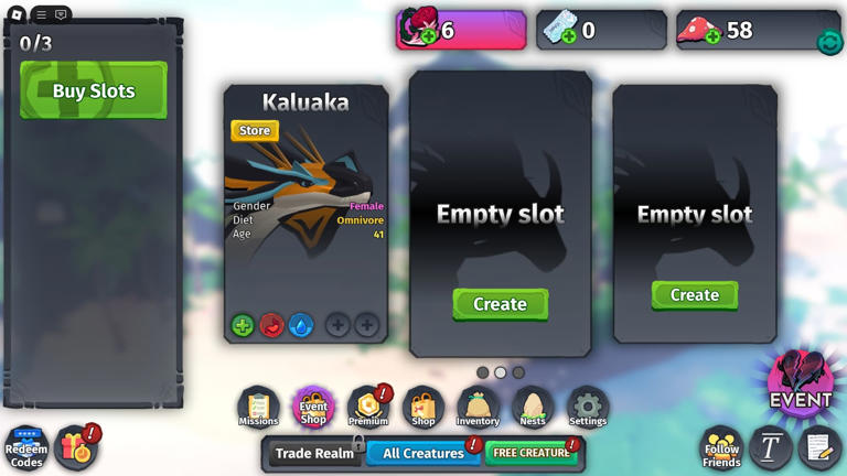 Creatures of Sonaria codes