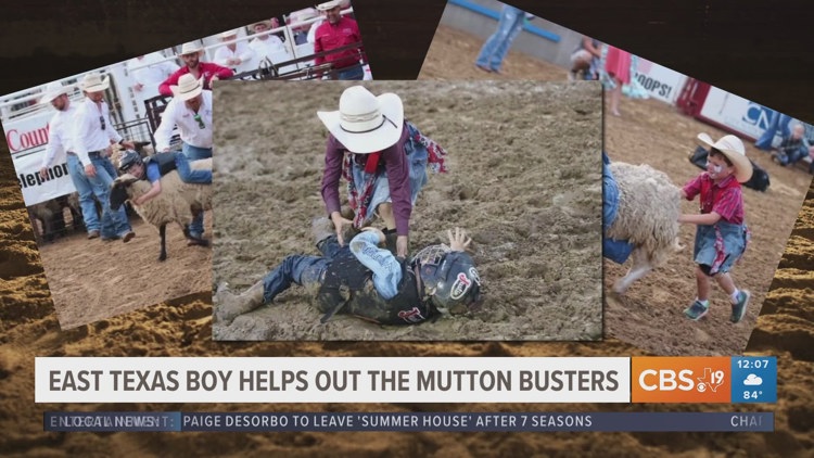LITTLE WRANGLERS | East Texas boy helps out mutton busters at ...
