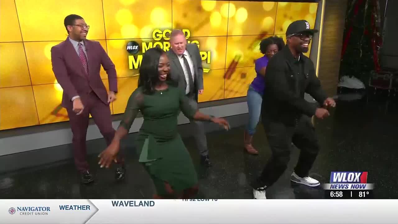 Cupid, the ‘Linedance King,’ visits WLOX ahead of Biloxi performance