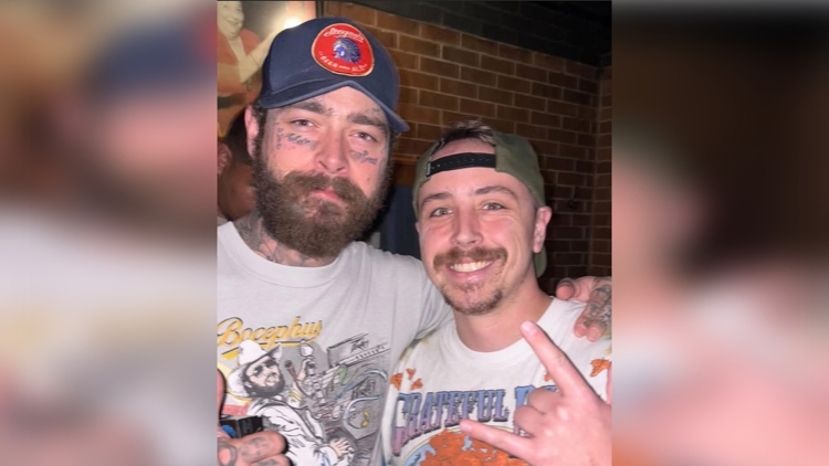 Post Malone spotted at Maxine's Tap Room in Fayetteville ahead of ...
