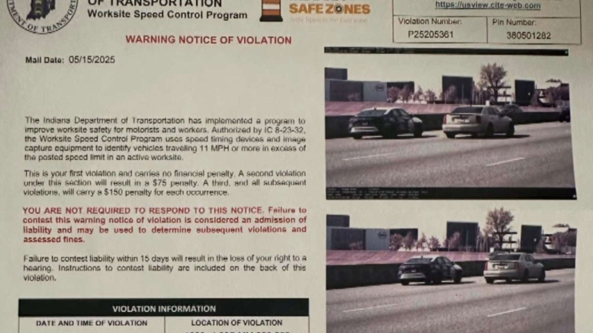 INDOT safe zone cameras catch 25,000 speeders in May at I-465, I-69