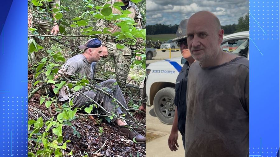 Fugitive Grant Hardin captured after 2 weeks