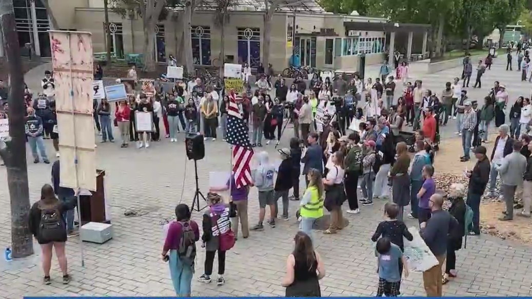 UCSD students protest Trump cuts to science research funding