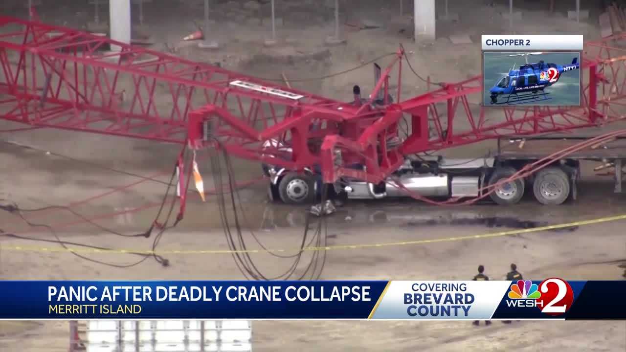 Emergency calls from crane collapse in Merritt Island released