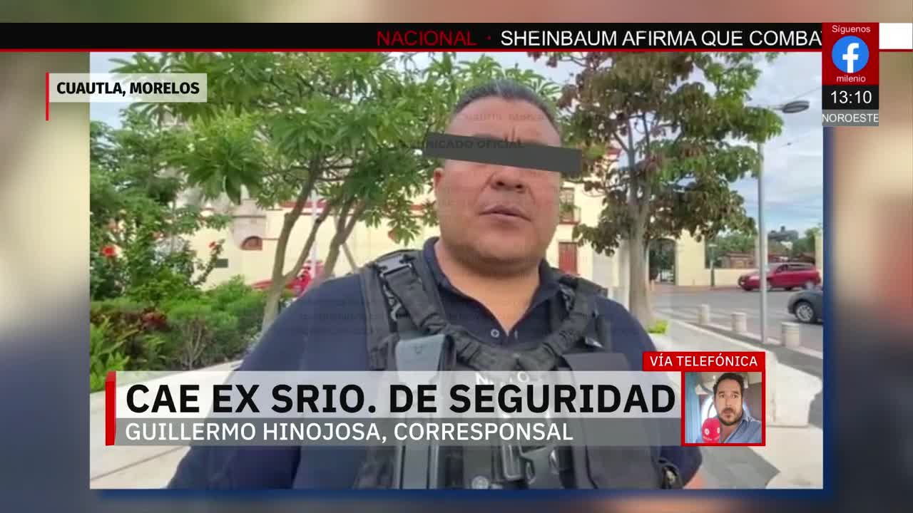 Detienen a exsecretario de Seguridad de Cuautla; conducía una motocicleta robada
