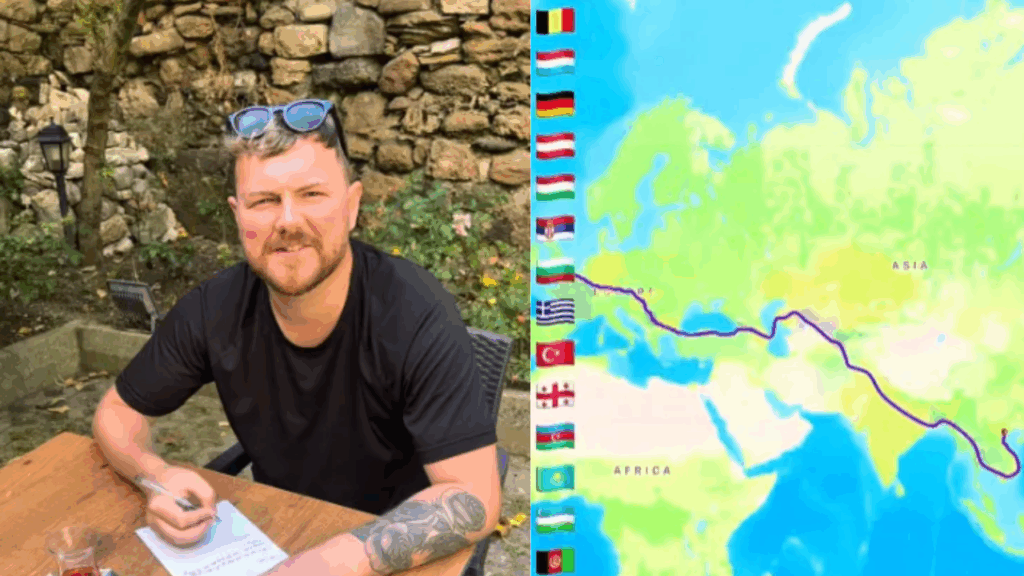 Man Walks from UK to Southeast Asia—Crosses 11 Countries on Foot and ...