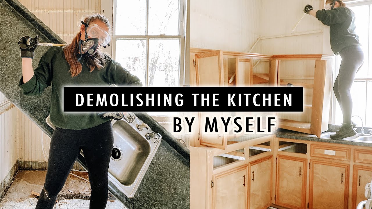 Kitchen Demolition Project in a 110-Year-Old Home