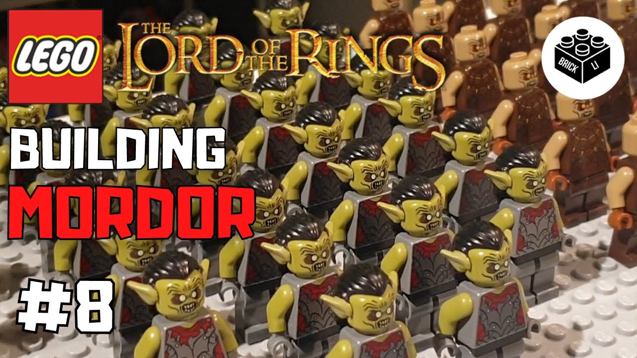 LEGO LOTR: Building Mordor in LEGO | Huge Minfigure Haul!
