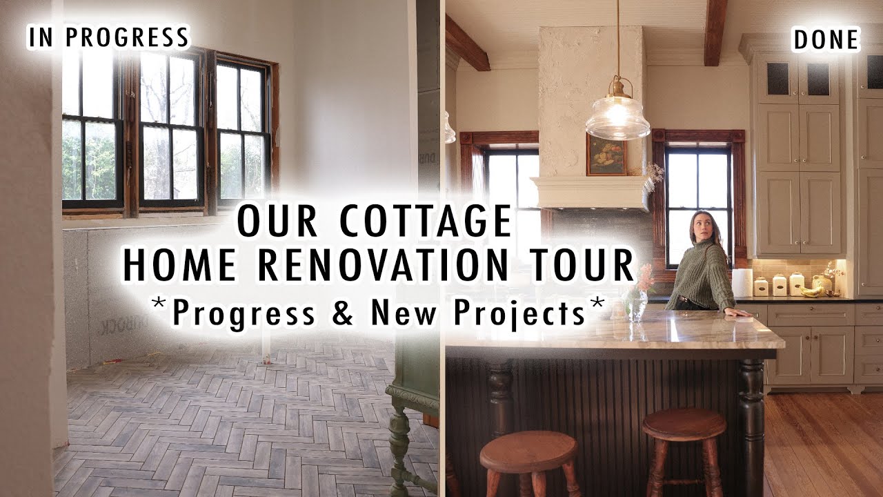 Cottage home renovation tour with clever DIY project ideas