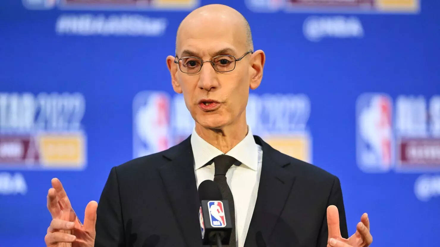 NBA Commissioner Adam Silver says iconic Larry O'Brien logo might ...