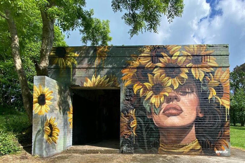Former World War II fuel depot becoming hotspot for street art ...