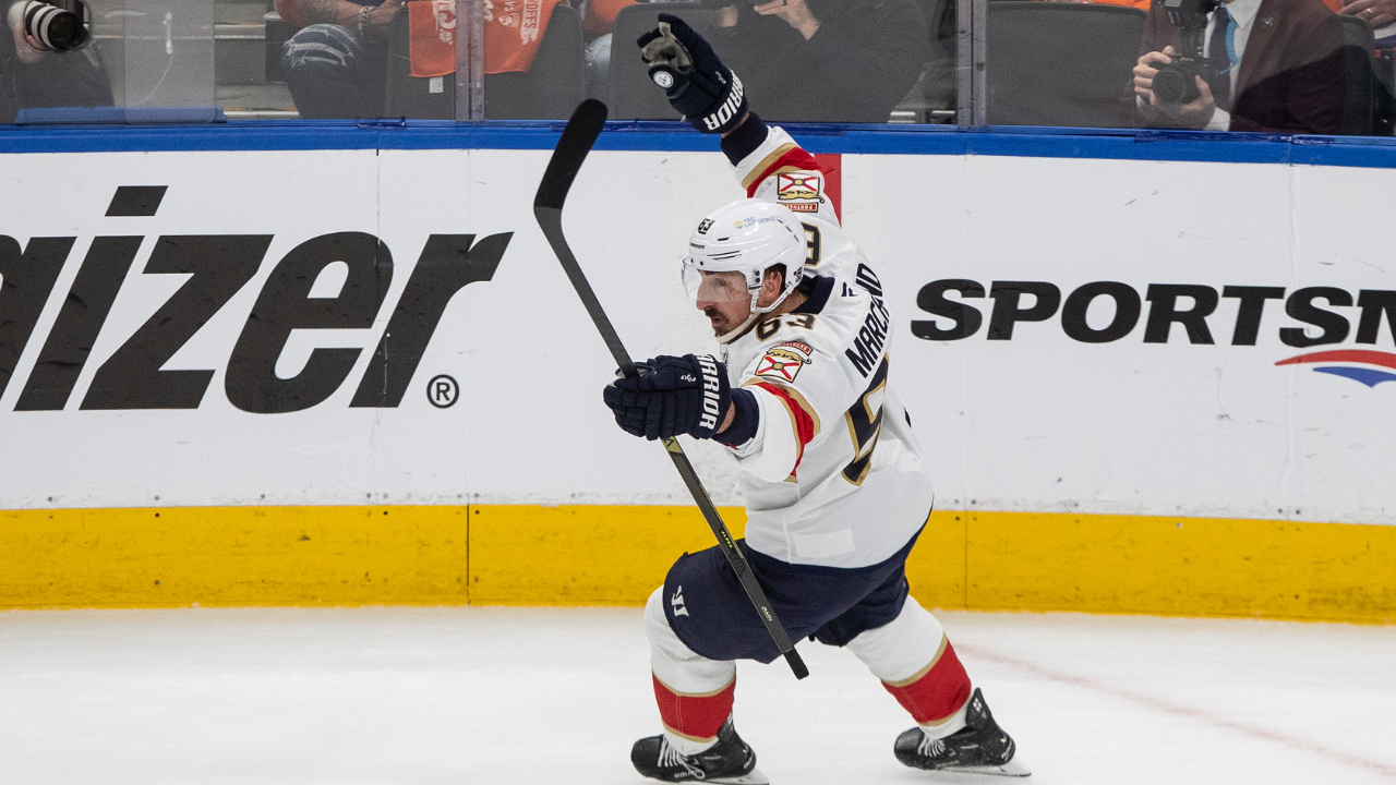 Marchand scores in 2OT, Panthers beat Oilers to knot up Stanley Cup Final