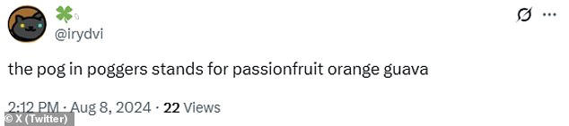 People are only just realising what Pog stands for