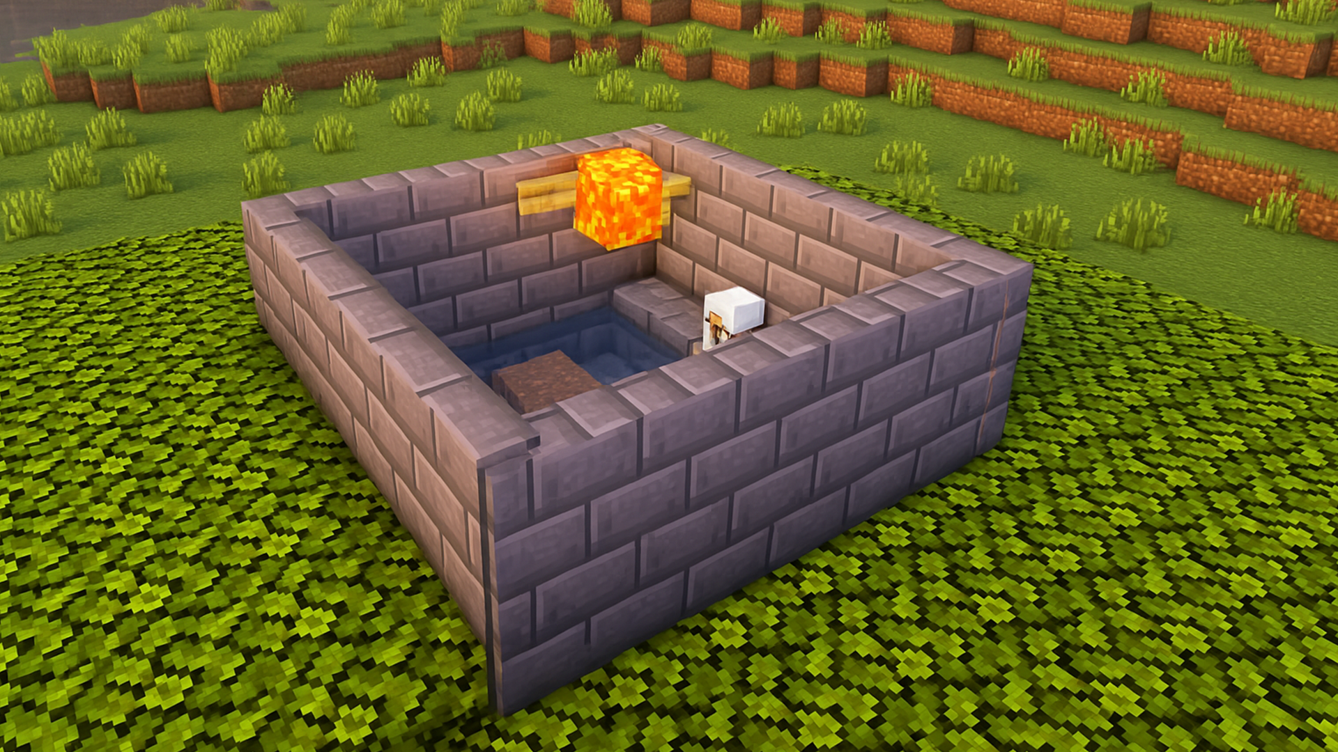 How to Build an Iron Farm in Minecraft ⚙️ | Easy Golem-Based Auto Iron ...