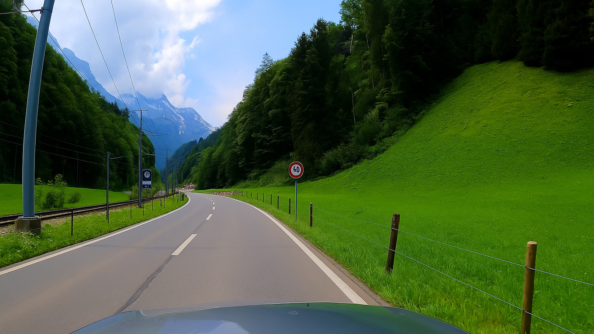 Swiss Alps Drive: Grindelwald to Lauterbrunnen (4K Scenic Route)
