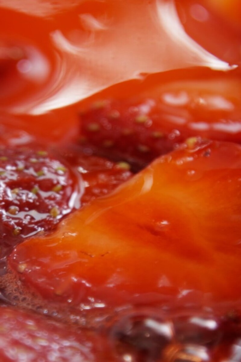 Compote facile de fraises au citron et au sucre