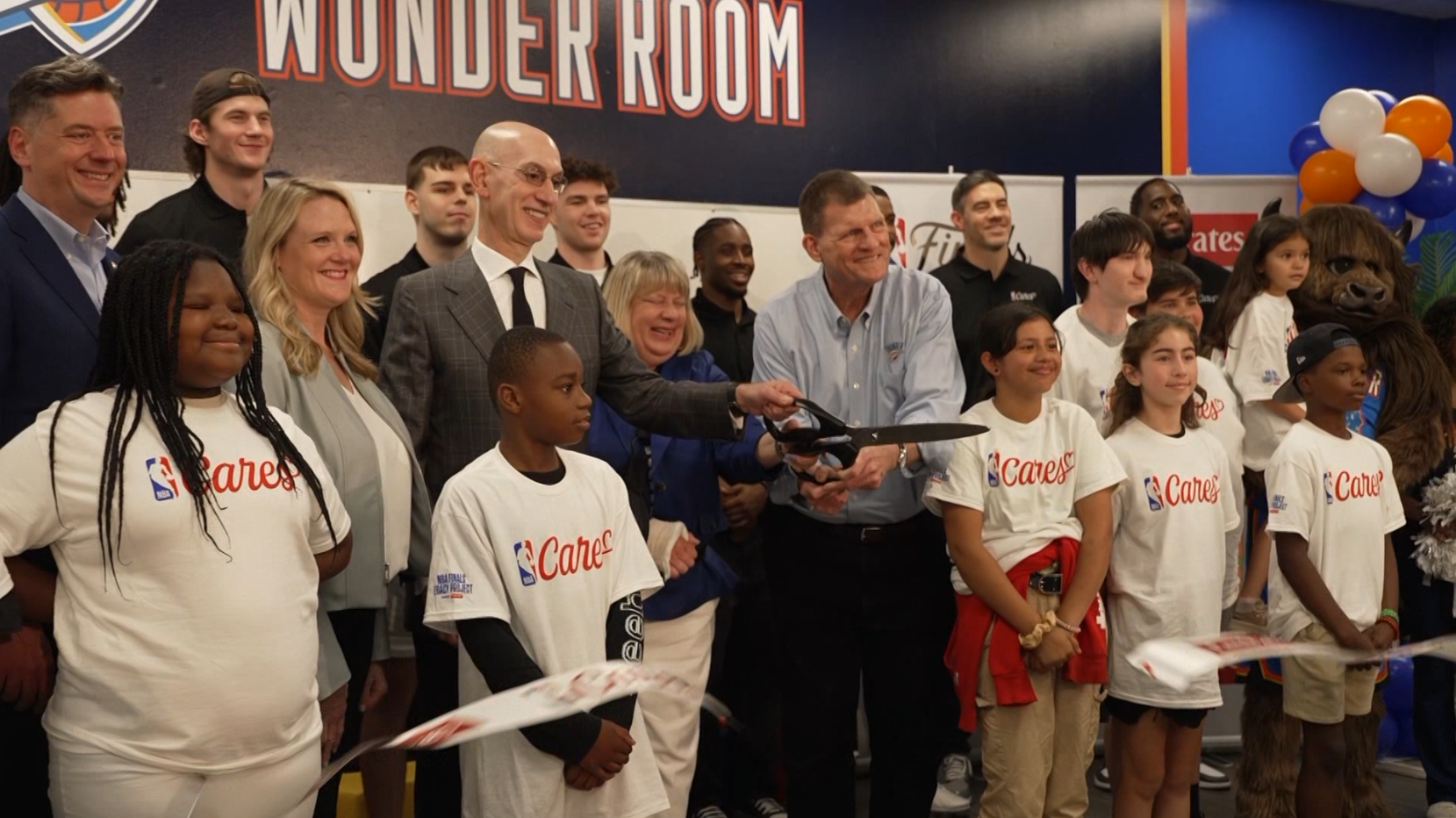 NBA and OKC Thunder unveil new 'Wonder Room' at Boys and Girls Club