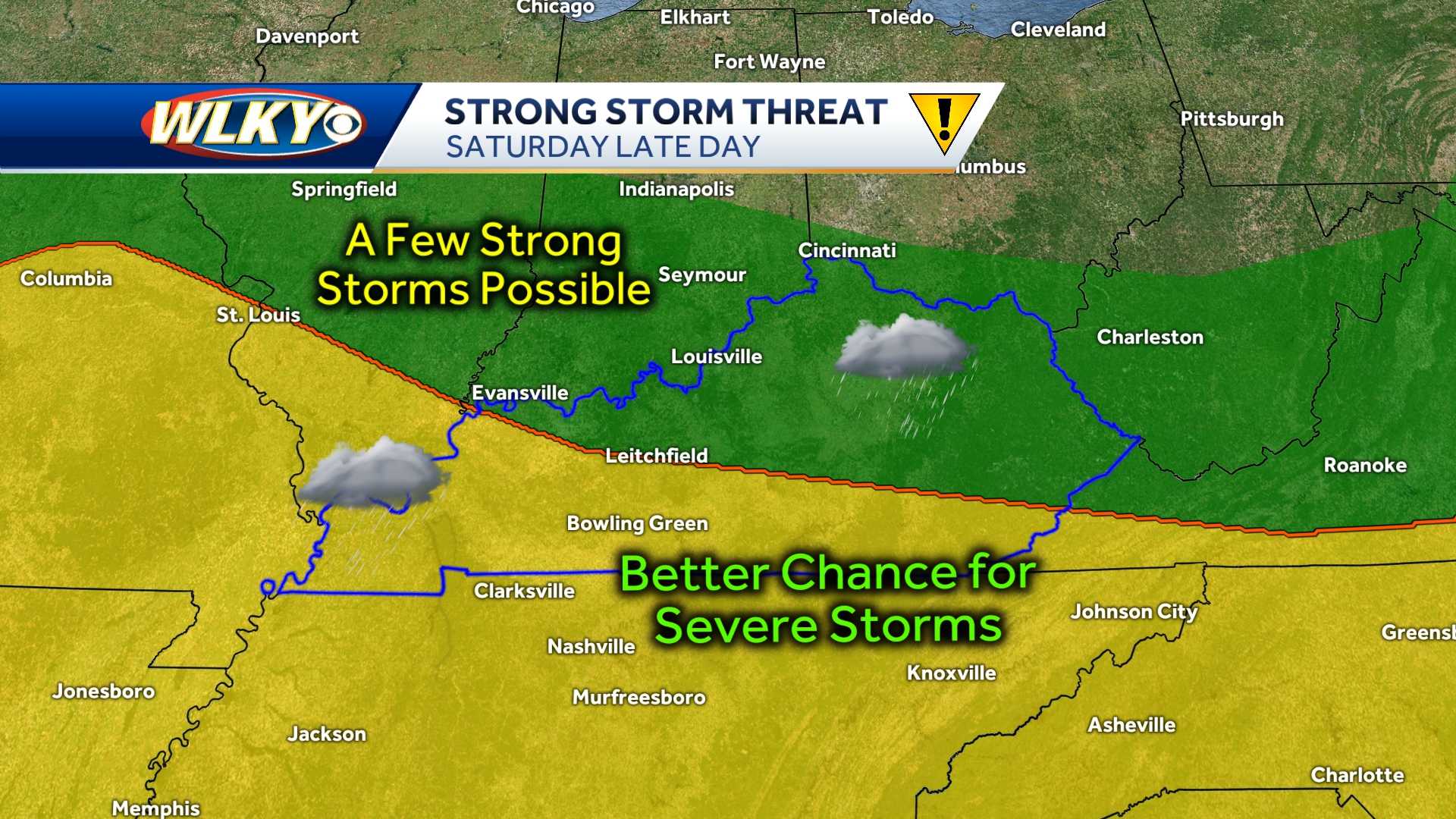 Impact weather: Heavy rainfall, more storms possible in Louisville ...