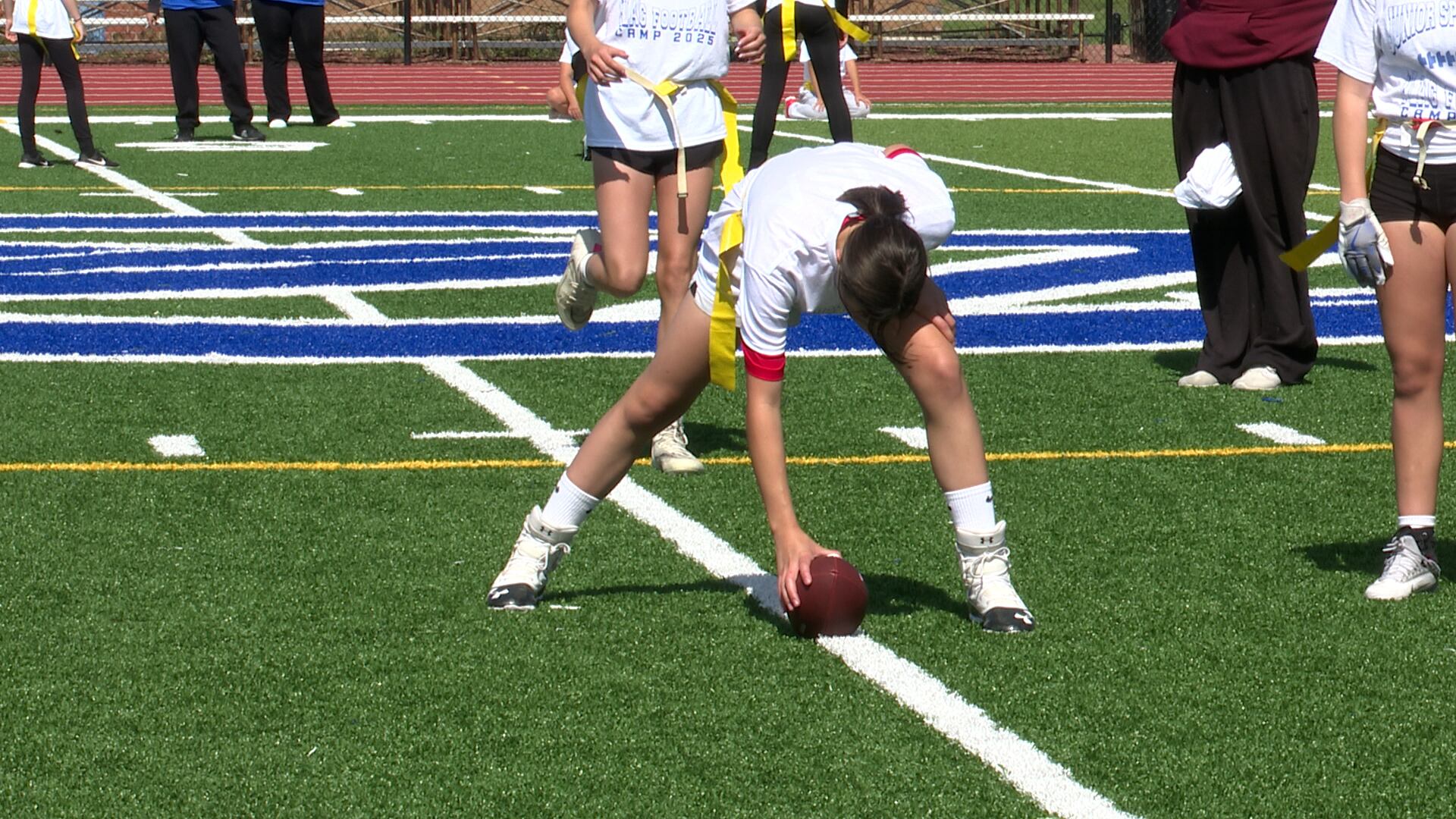 Doherty High School hosts first annual girls flag football camp