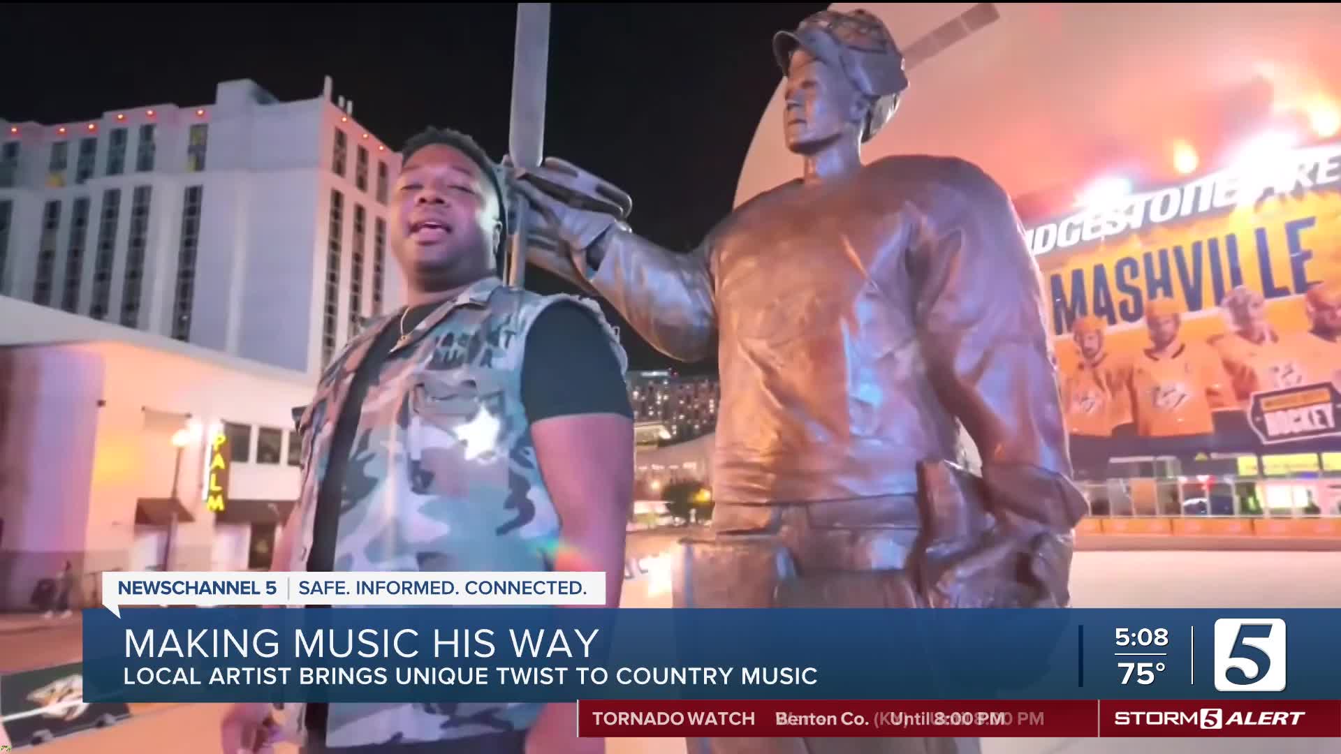 Local artist Tony Carpenter brings unique twist to country music