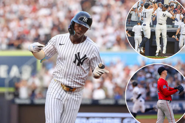 Yankees pound Red Sox early, hold off late comeback to land first punch ...