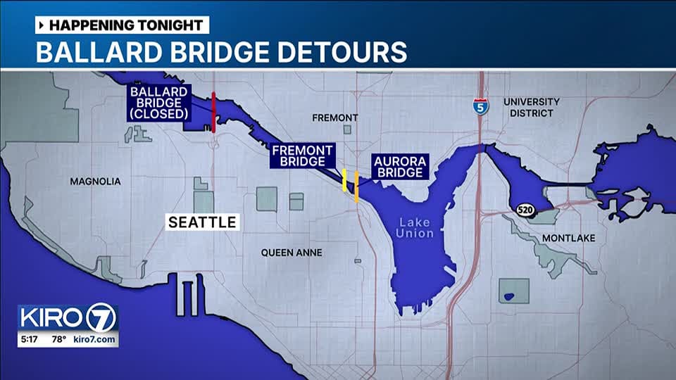 VIDEO: Seattle road and light rail closures this weekend