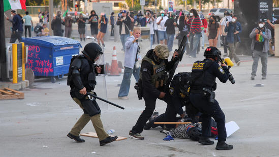 Protests erupt across Los Angeles as dozens arrested in immigration ...