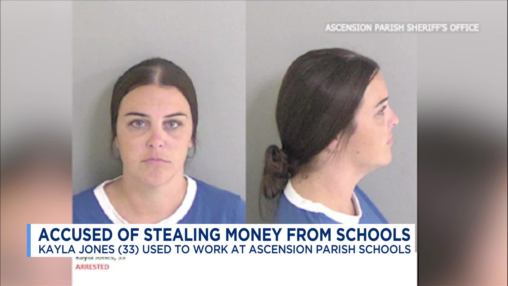 Former Ascension Public Schools employee arrested for felony theft