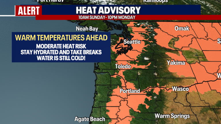 Seattle weather: Warm weekend ahead