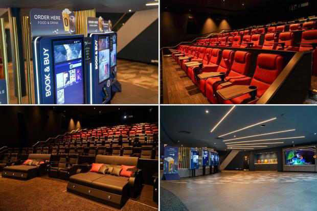 First look inside luxury new ODEON with VIP beds and 'oasis' two-seater ...