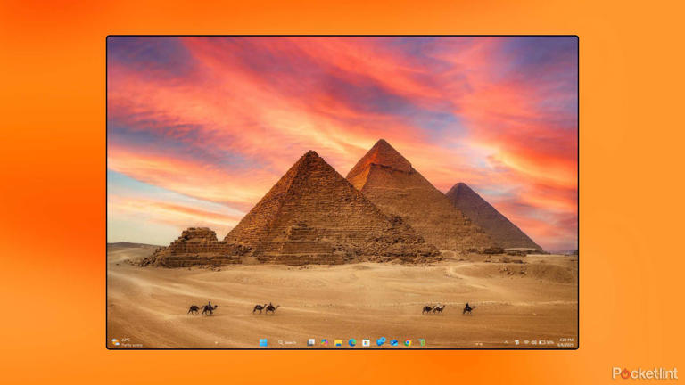 I use this Windows 11 app to make my PC taskbar transparent