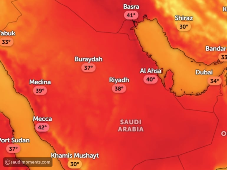 Scorching Heat Grips Saudi Arabia on June 7, 2025