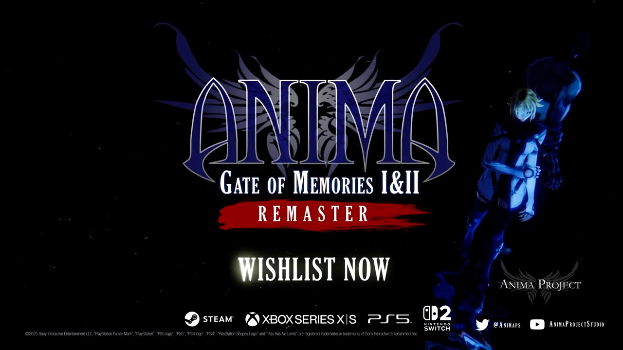 Anima Gate of Memories 1 & 2 Remaster Official Announcement Trailer