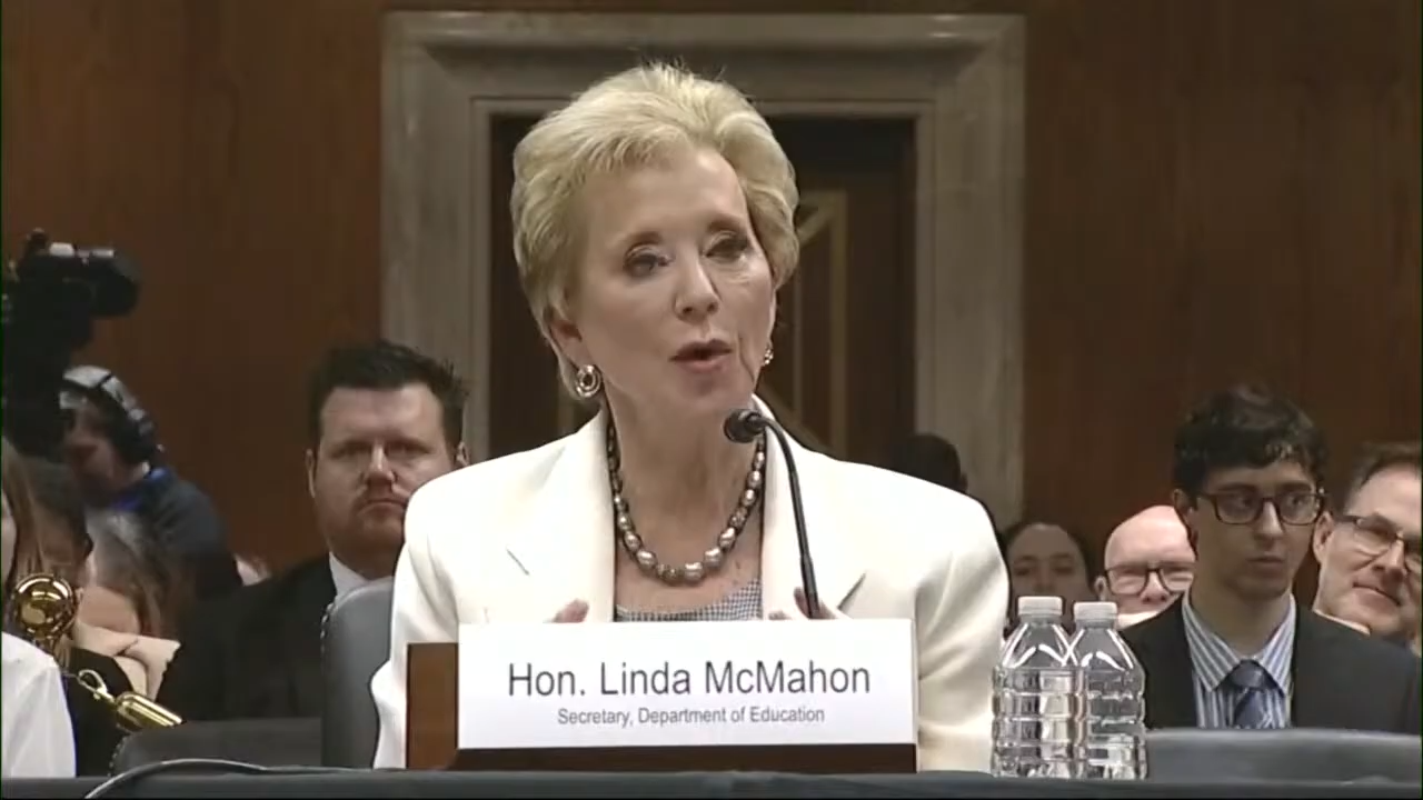 'So No Study Was Done?': Linda McMahon Exposes The Trump Administration ...